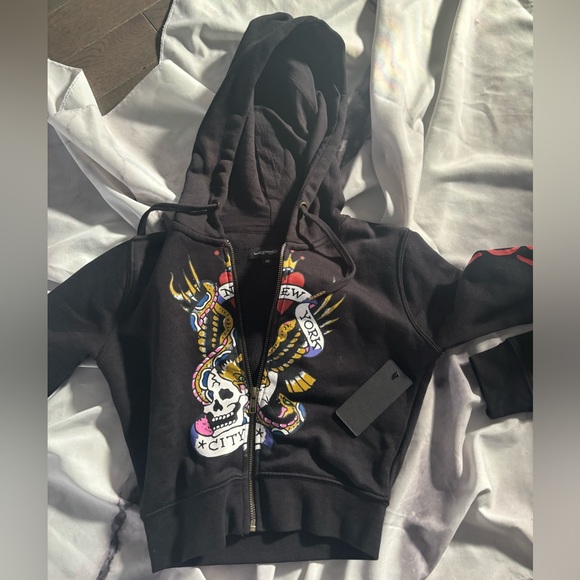 Ed Hardy | Tops | Nwt Ed Hardy Jacket | Poshmark